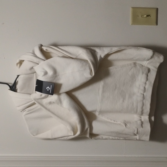 Converse | Sweaters | Converse Mens White Hoodie Sweater | Poshmark